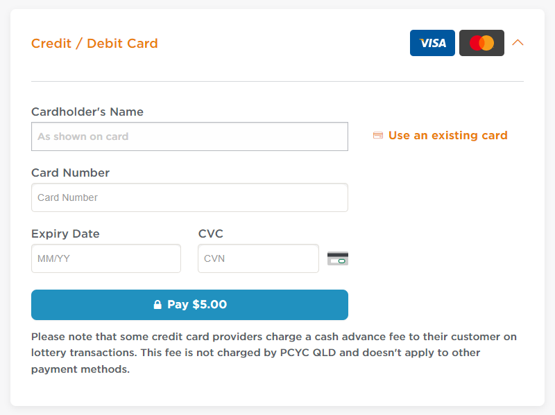 What are my payment options? – PCYC QLD